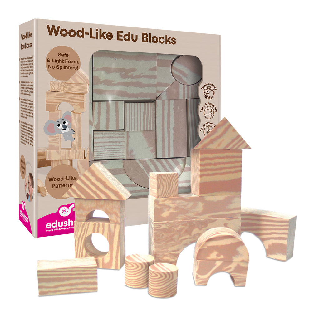 Wood-Like Edu-Blocks, 1 3/8'' – Edushape