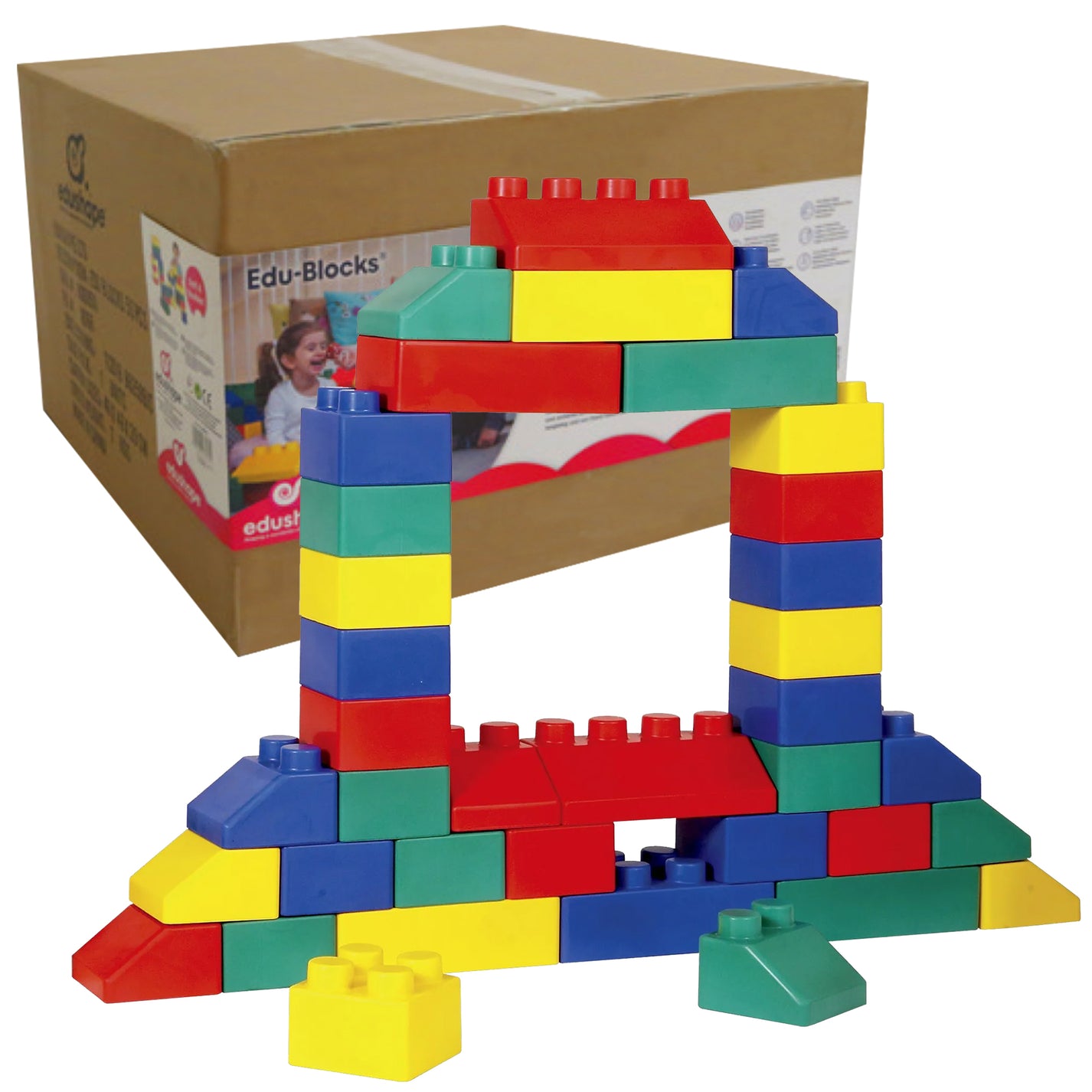 Flexi Edu-Blocks, Giant, 4 1/2'' (50 pc) – Edushape