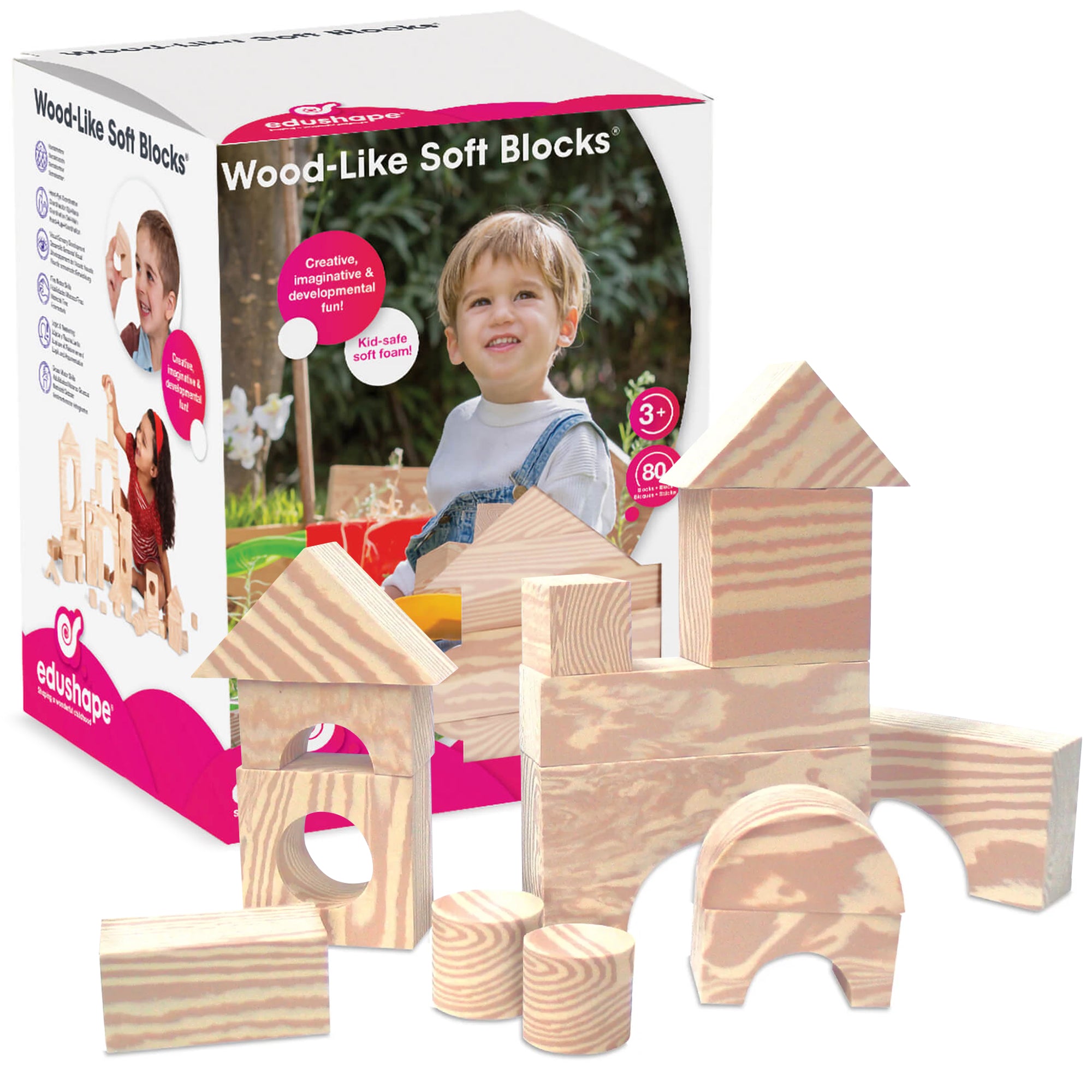Wood-Like Edu-Blocks, 1 3/8'' – Edushape
