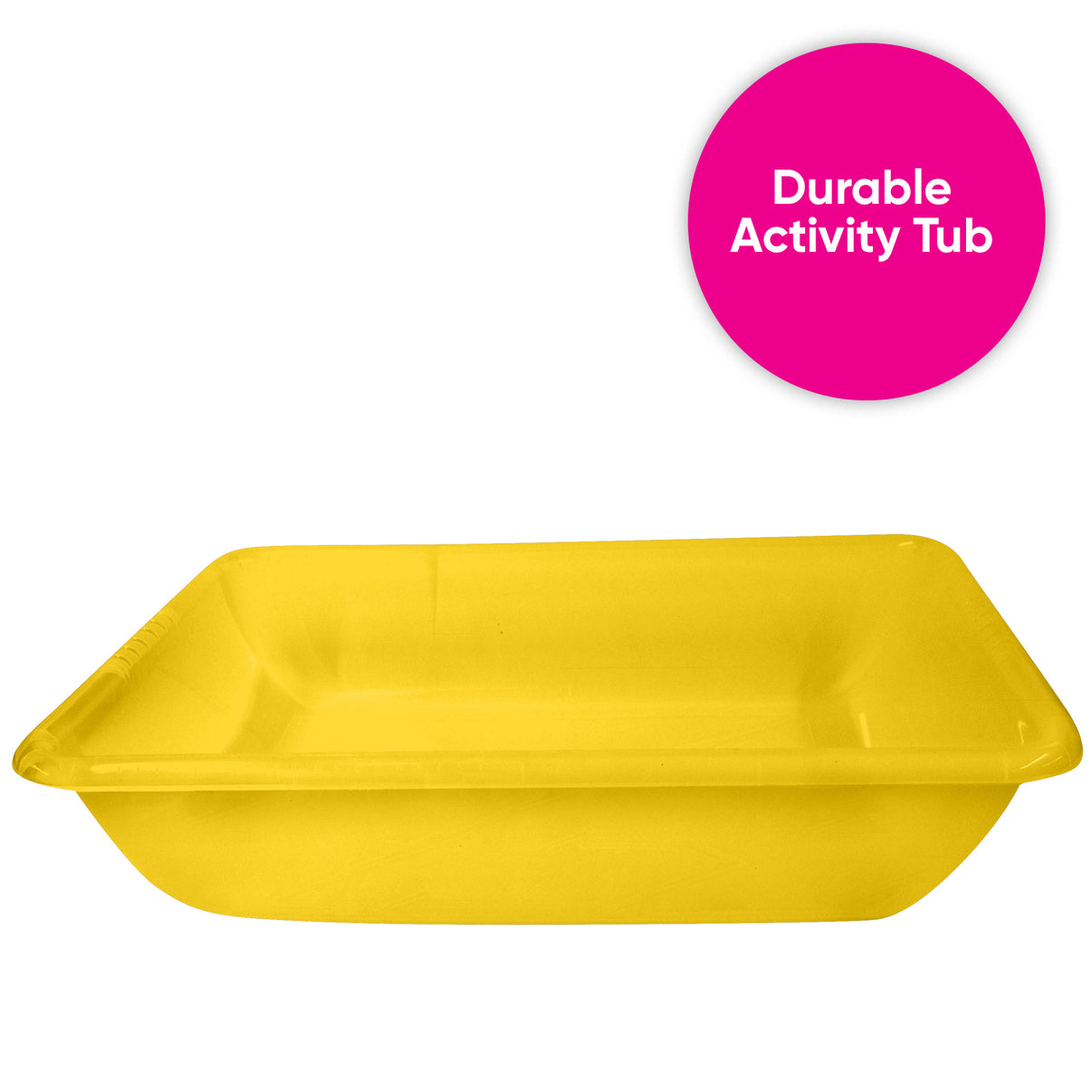 Opaque Activity Tub, Yellow – Edushape
