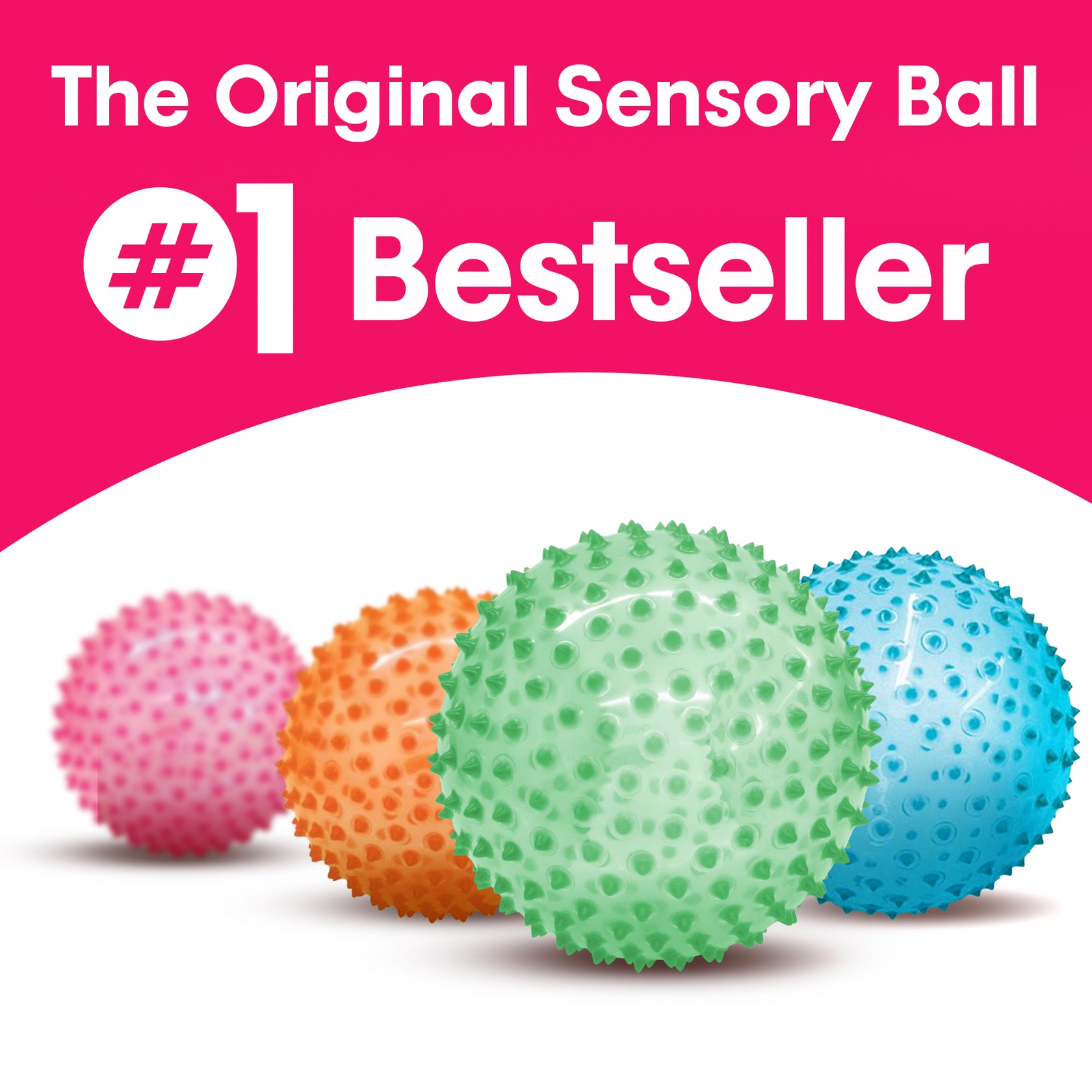 See-Me Sensory Ball, Transparent Green Color – Edushape
