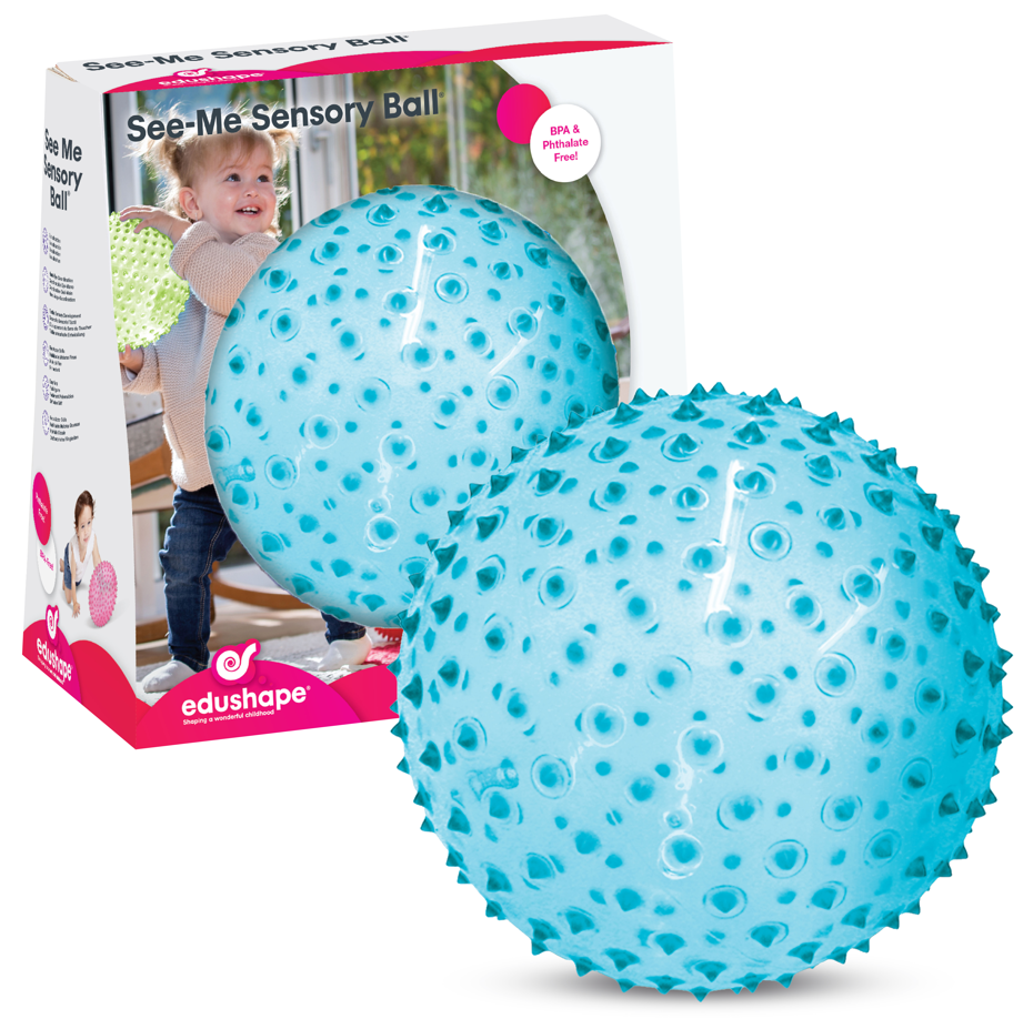 See-Me Sensory Ball, Transparent Blue Color – Edushape