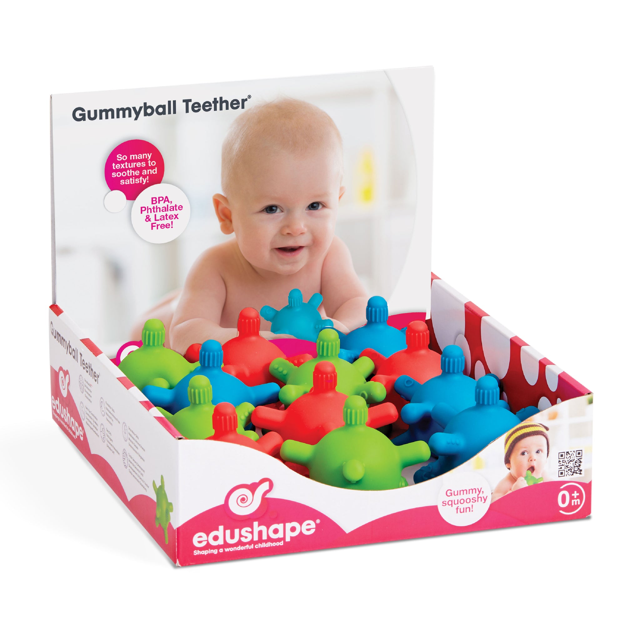 Gummyball Teethers, Display – Edushape