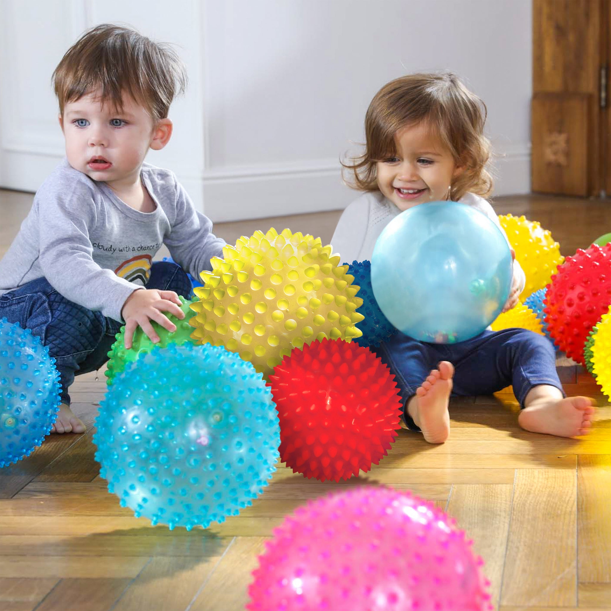 Rainbow Soft Ball, Sensory Ball by Edushape