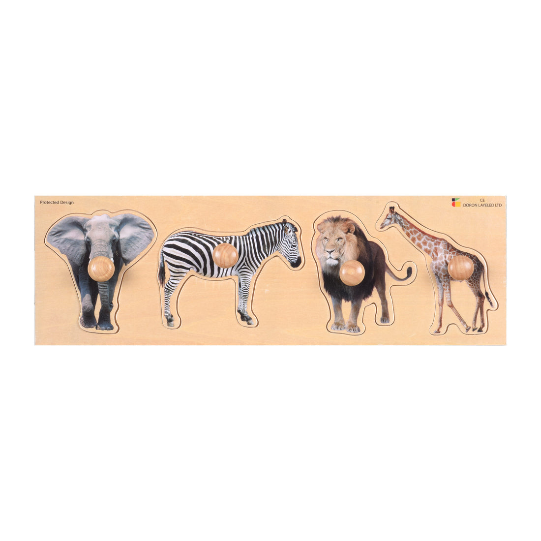 Wild Animals, Giant Puzzle – Edushape