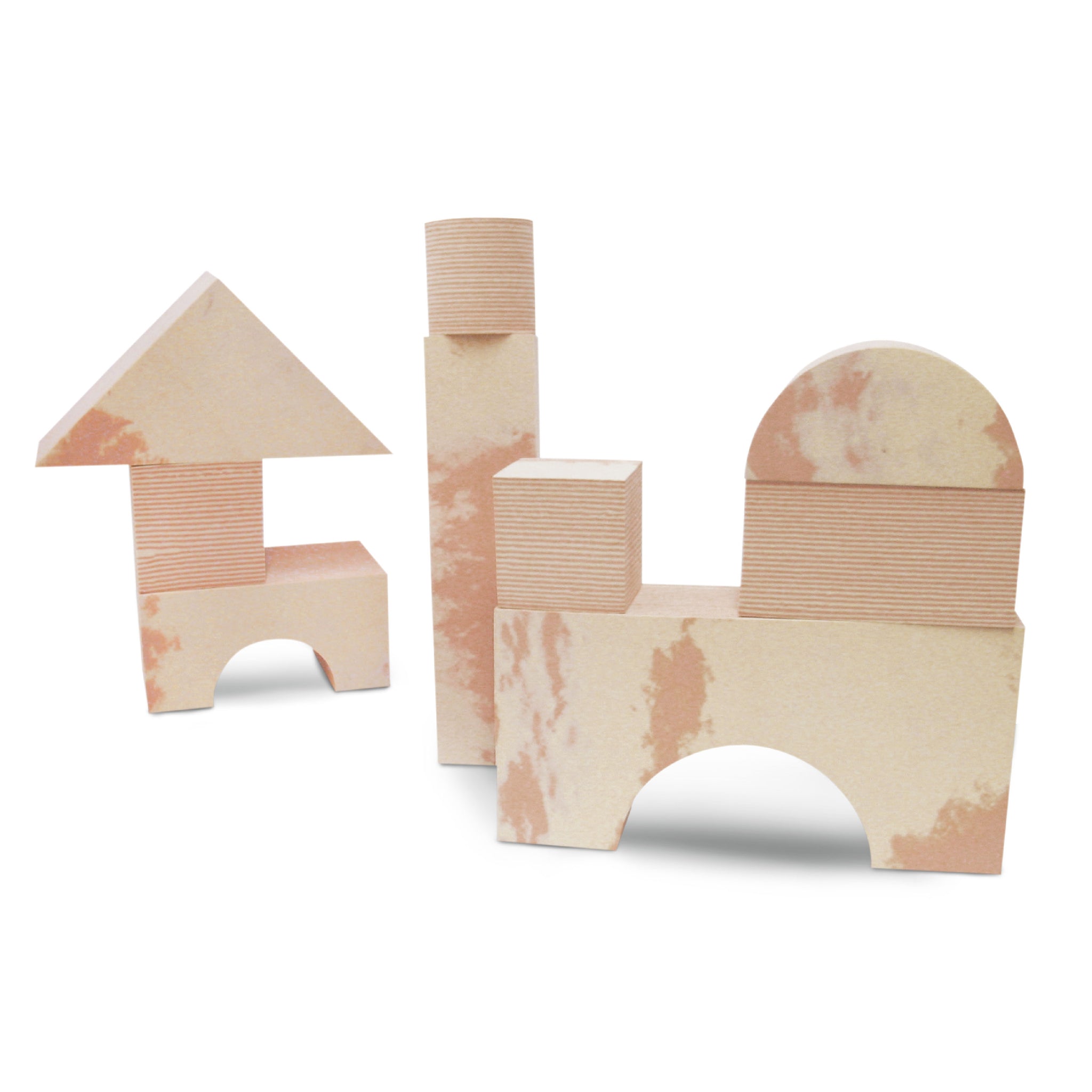 Wood-Like Edu-Blocks, Big, 2 3/4'', reusable bag – Edushape